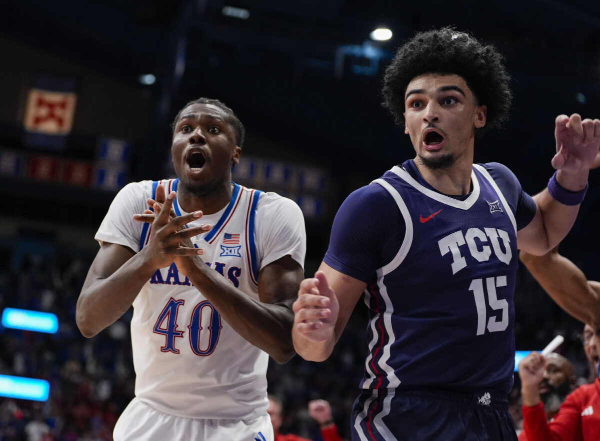 Photo Gallery: Kansas wins overtime thriller against TCU, 104-100 - KU ...
